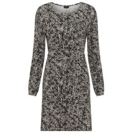 Laura Scott Jerseykleid in schwarz-creme-gemustert | Gr.: 34