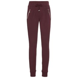 Laura Scott Jogger Pants in bordeaux | Gr.: 46
