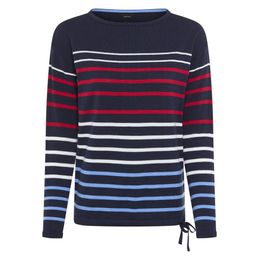 Laura Scott Streifenpullover in marine gestreift | Gr.: 48/50