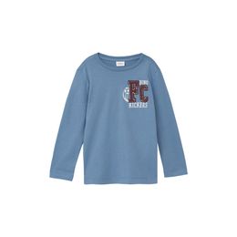 s.Oliver Shirt Jungen Größe 92/98 hellblau / braun / weiß