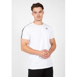 Gorilla Wear T-shirt - Chester - Weiß/Schwarz | Gr.: XXL