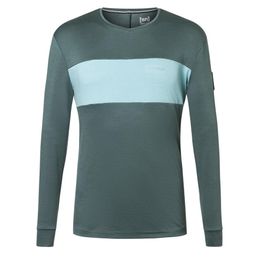 super.natural Merino Fahrradtrikot M GRAVIER LS in graugr&uuml;n | Gr.: S
