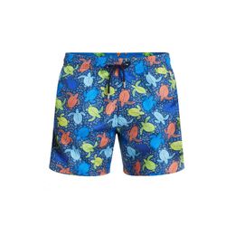 BLACKSPADE Fits perfect Badeshorts Summer Prints mit kurzem Bein in Turtle Print | Gr.: XL