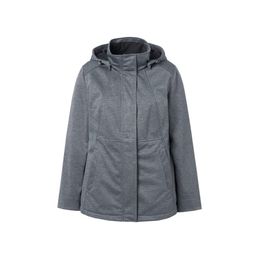 Ulla Popken Softshelljacke in dunkles grau | Gr.: 42-44