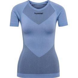T-Shirt Hummel First Damen in BEL AIR BLUE | Gr.: M/L