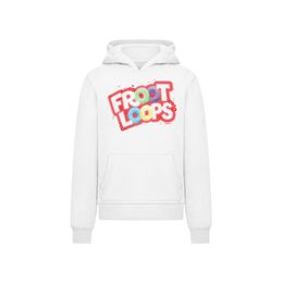 F4NT4STIC Hoodie Kellogg's Froot Loops Breakfast Cereal Pop Art in wei&szlig; | Gr.: 146/152