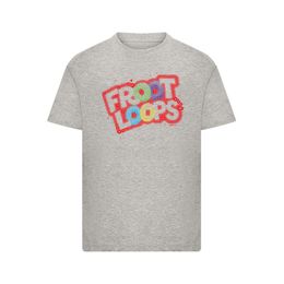 F4NT4STIC T-Shirt Kellogg's Froot Loops Breakfast Cereal Pop Art in grau meliert | Gr.: 110/116