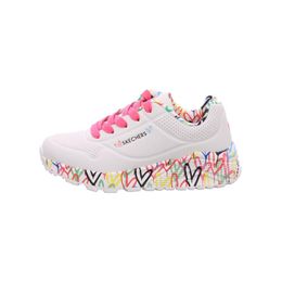 Skechers Kinderschnürrhalbschuh Mädchen James Goldcrown Lace Up Fashio in Weiß | Gr.: 31