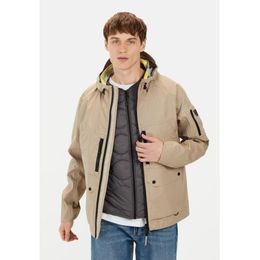 Camel Active teXXXactive Funktionsjacke aus Baumwolle mit Kapuze in Beige | Gr.: 52