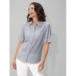 WITT WEIDEN Longbluse in marine-gestreift | Gr.: 38