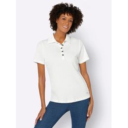 WITT WEIDEN Poloshirt in ecru | Gr.: 46