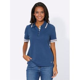 WITT WEIDEN Poloshirt in jeansblau | Gr.: 40