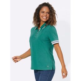 WITT WEIDEN Poloshirt in smaragd | Gr.: 46