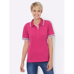 WITT WEIDEN Poloshirt in fuchsia | Gr.: 44