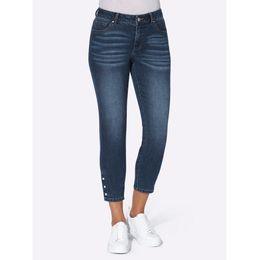 WITT WEIDEN 7/8-Jeans in blue-stone-washed | Gr.: 22