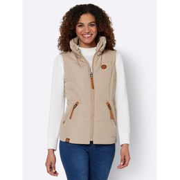 WITT WEIDEN Steppweste in beige | Gr.: 38