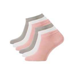Cotton Prime Socks female Grey, Pink, White size 35-38