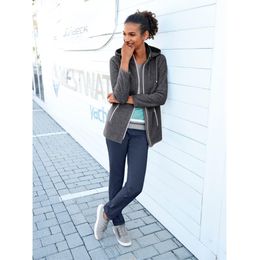 WITT WEIDEN Fleece-Jacke in anthrazit-meliert | Gr.: 42