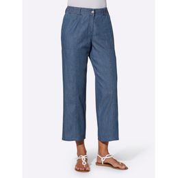 WITT WEIDEN 7/8-Jeans in blue-stone-washed | Gr.: 50