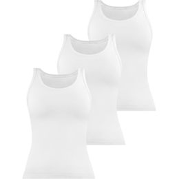 Janice 3 x Damen Top Nazca in Wei&szlig; | Gr.: M/L
