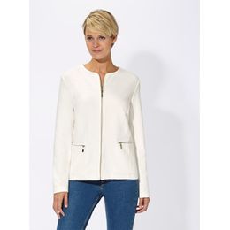 WITT WEIDEN Jersey-Blazer in wei&szlig; | Gr.: 38