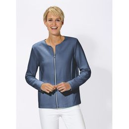 WITT WEIDEN Jersey-Blazer in jeansblau | Gr.: 46