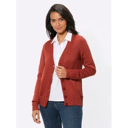 WITT WEIDEN Strickjacke in rostrot | Gr.: 40