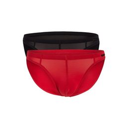 Olaf Benz Slip / Unterhose RED1201 in Schwarz / rot | Gr.: S