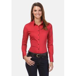 Vincenzo Boretti Bluse tailliert in rot | Gr.: 40