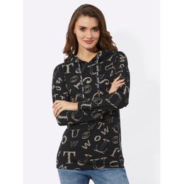 WITT WEIDEN Longshirt in schwarz-schlamm | Gr.: 38