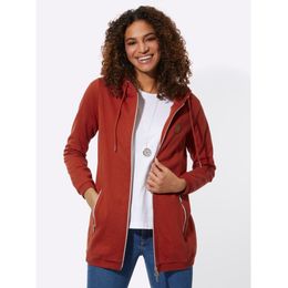 WITT WEIDEN Sweatjacke in rostrot | Gr.: 36