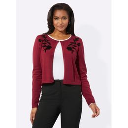 WITT WEIDEN Cardigan in dunkelrot | Gr.: 50