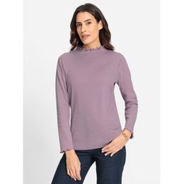 WITT WEIDEN Stehkragenshirt in mauve | Gr.: 46