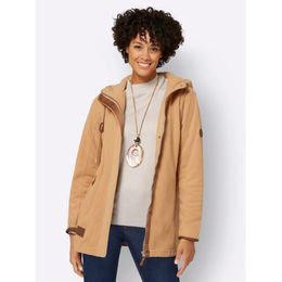 WITT WEIDEN Fleece-Jacke in camel | Gr.: 52