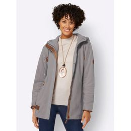 WITT WEIDEN Fleece-Jacke in steingrau-meliert | Gr.: 54