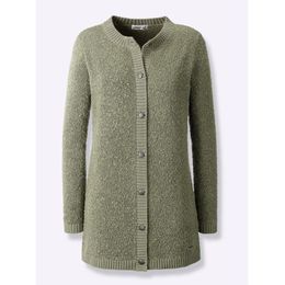 WITT WEIDEN Strickjacke in khaki | Gr.: 40