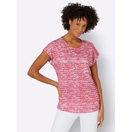 WITT WEIDEN Shirt in rot-ecru-geringelt | Gr.: 38