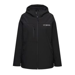 Ulla Popken Softshelljacke in schwarz | Gr.: 50-52