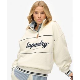 Superdry & Co Sweatshirt 'Country Club' Damen Gr&ouml;&szlig;e M marine / wollwei&szlig;