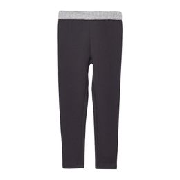 s.Oliver Leggings M&auml;dchen Gr&ouml;&szlig;e 122 anthrazit / silber