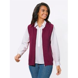 WITT WEIDEN Strickweste in fuchsia | Gr.: 40
