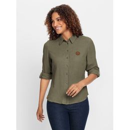 WITT WEIDEN Bluse in khaki | Gr.: 44