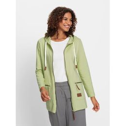 WITT WEIDEN Sweatjacke in pistazie | Gr.: 36