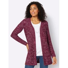 WITT WEIDEN Strickjacke in bordeaux-meliert | Gr.: 40
