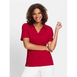 WITT WEIDEN Poloshirt in rot | Gr.: 38