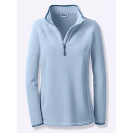 WITT WEIDEN Fleeceshirt in bleu | Gr.: 38