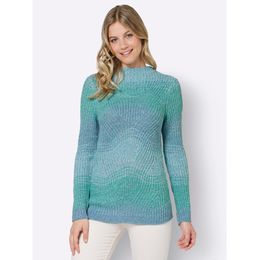 WITT WEIDEN Strickpullover in blaugr&uuml;n-bleu-meliert | Gr.: 36