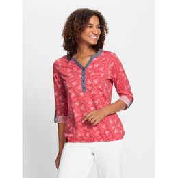 WITT WEIDEN Shirt in grapefruit-kirsche-bedruckt | Gr.: 36