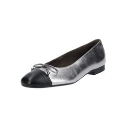 Paul Green Ballerinas in Silber/Schwarz | Gr.: 40