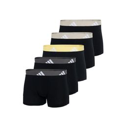 Adidas 5er Pack Trunk Active Flex Cotton in Schwarz | Gr.: S